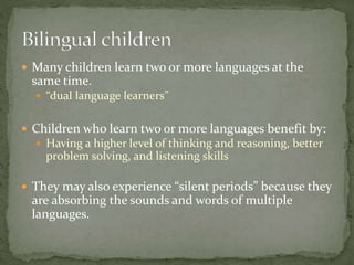 Early learning and development del | PPTX