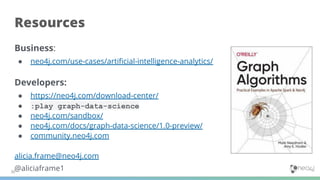 Leveraging Graphs for AI and ML - Alicia Frame, Neo4j | PPT
