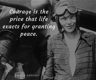 7 Great Lessons From Amelia Earhart | PPT