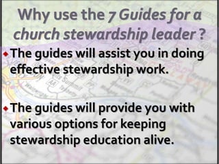 7 Guides for Church Stewardship Leaders | PPTX