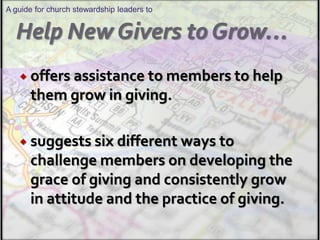 7 Guides for Church Stewardship Leaders | PPTX