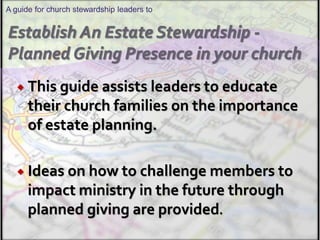 7 Guides for Church Stewardship Leaders | PPTX