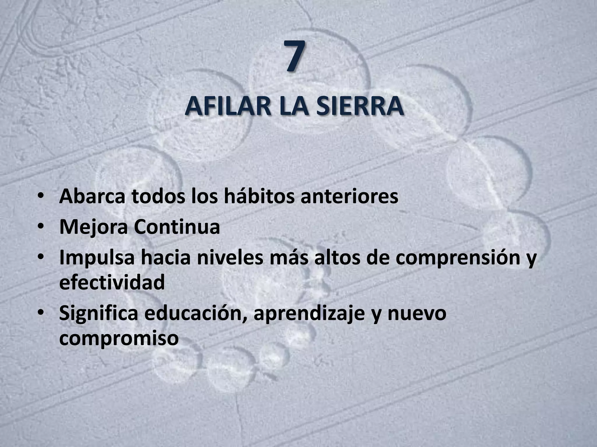7 HABITOS DE LA GENTE ALTAMENTE EFECTIVA | PDF | Science