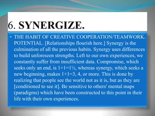 7 Habits of Highly Effective People | PPTX