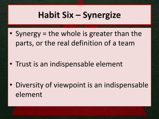 7 habits | PPTX | Family and Relationships