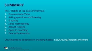 7 Habits of Top Sales Performers | PDF