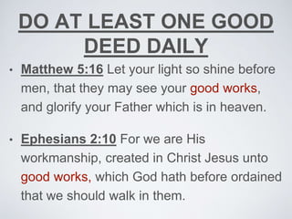 7 habits of a growing christian | PPTX