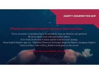 7 habits of a Highly Effective Consultants | PDF | Publishing Industry | Industries