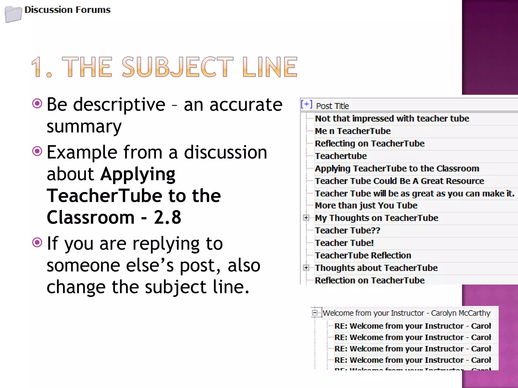 7 habits of effective online discussion | PPT