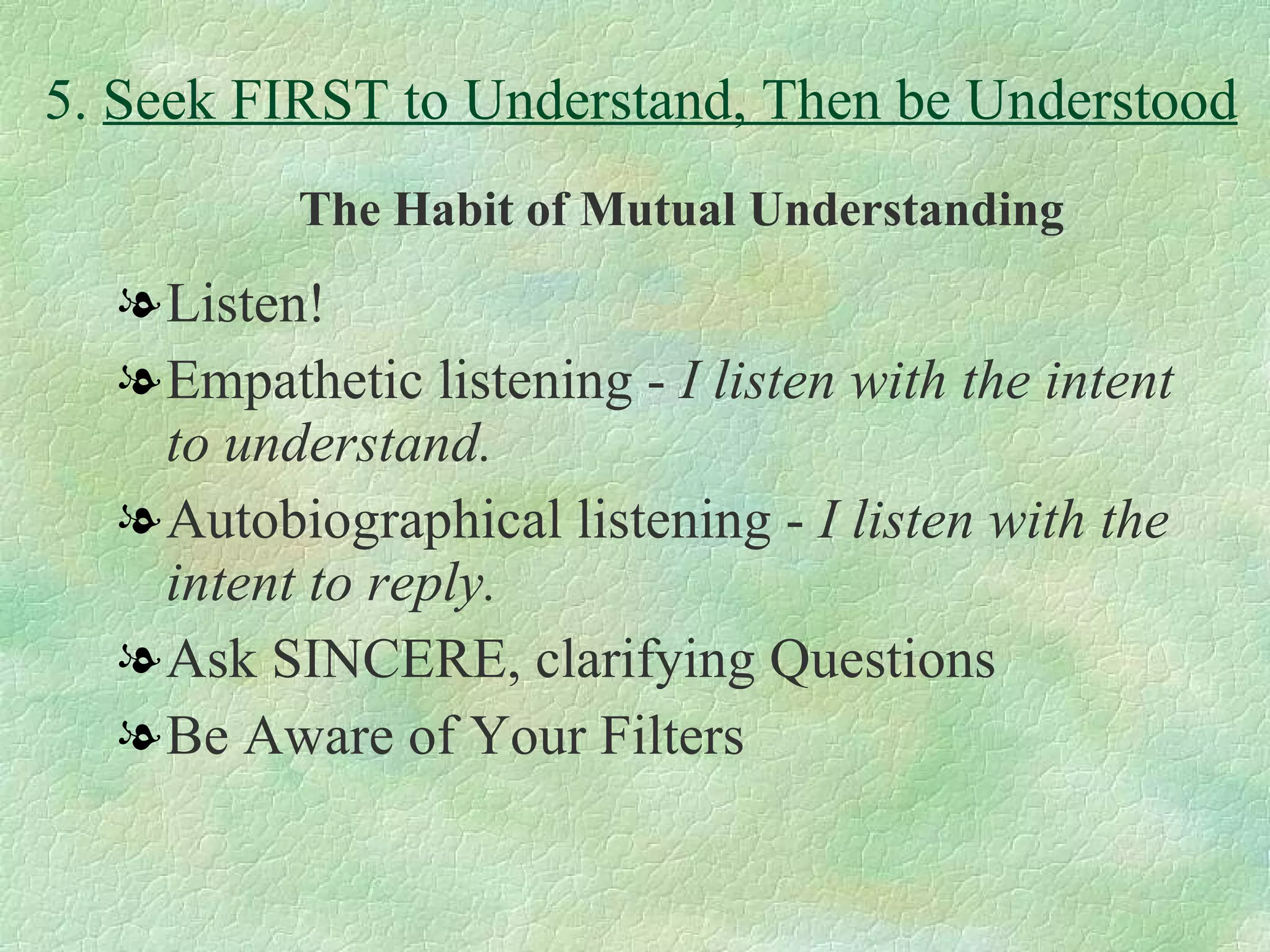 7habits of highly effective ell advocates | PPT