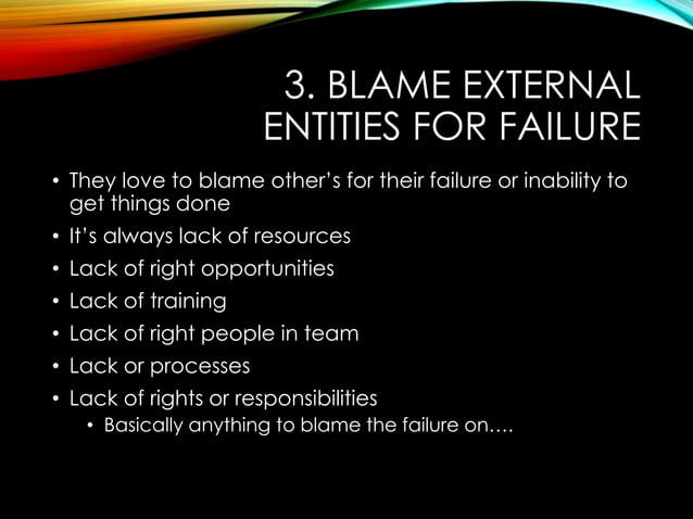 7 habits of highly unsucessful people | PPT
