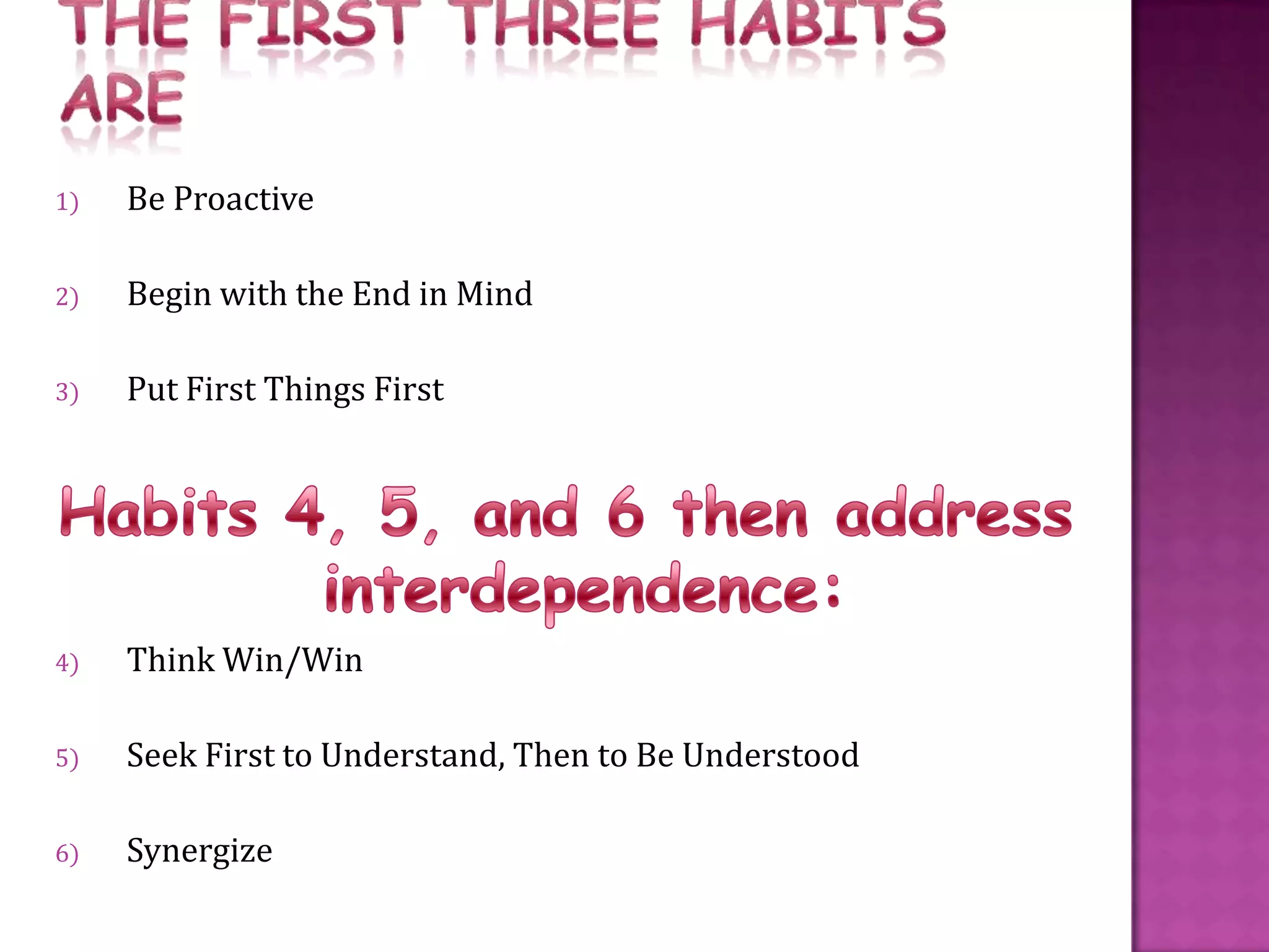 7 habits ppt. | PPTX