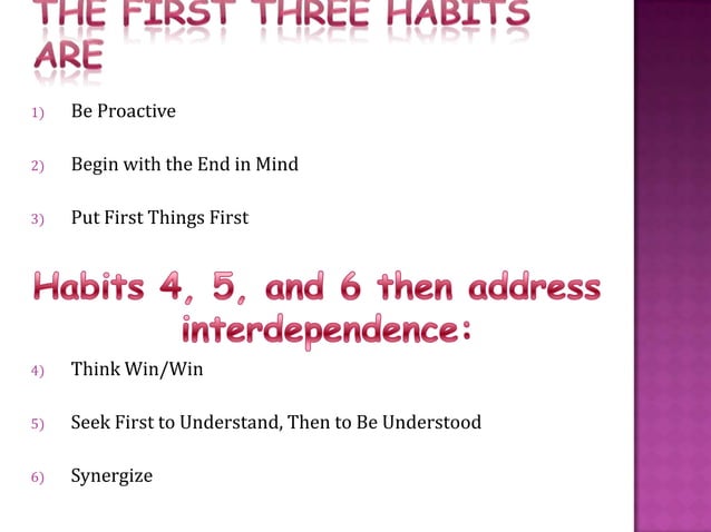 7 habits ppt. | PPTX