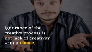 7 habits that kill creativity | PPT