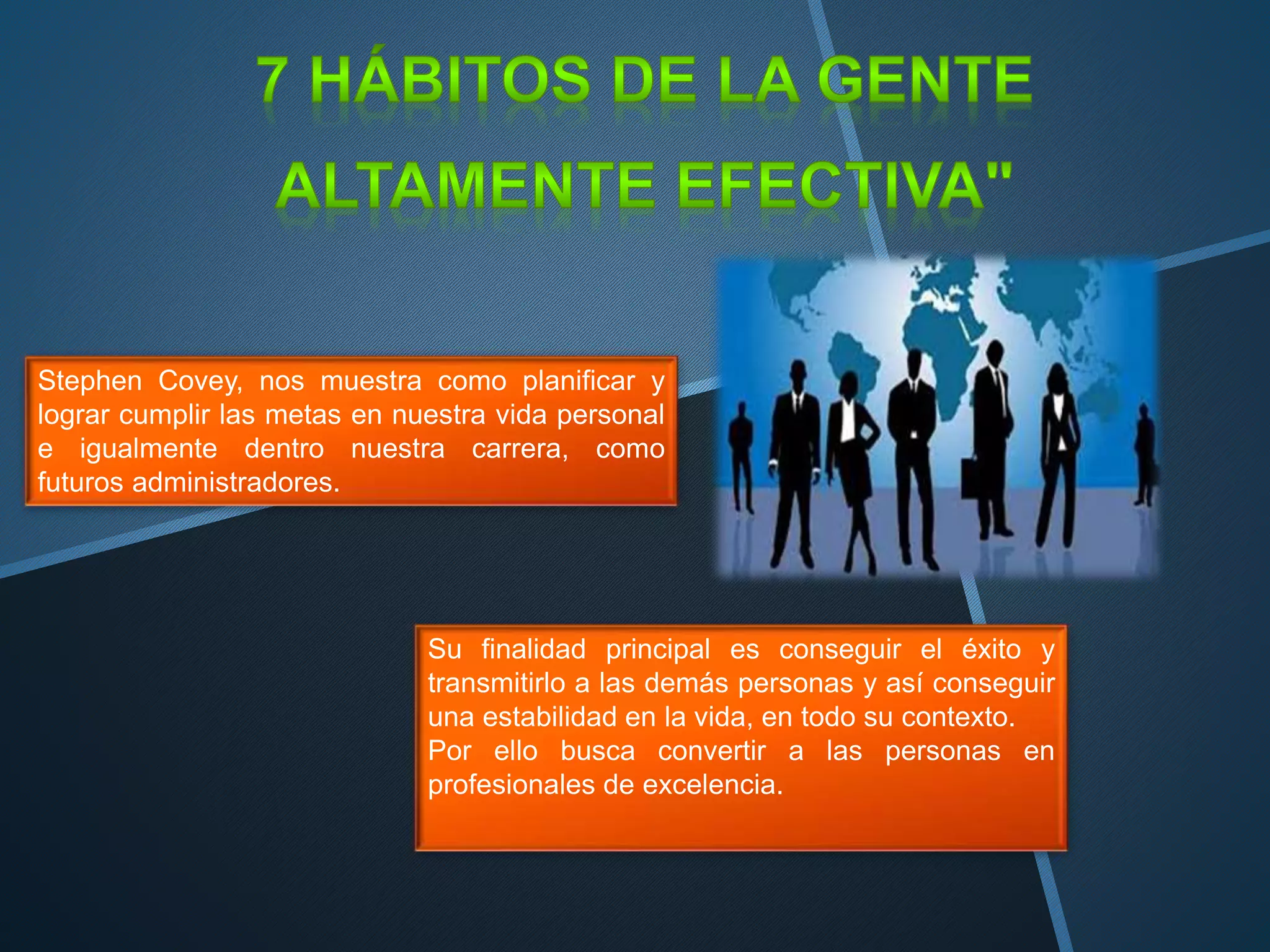 7 hábitos de la gente altamente efectiva | PPTX