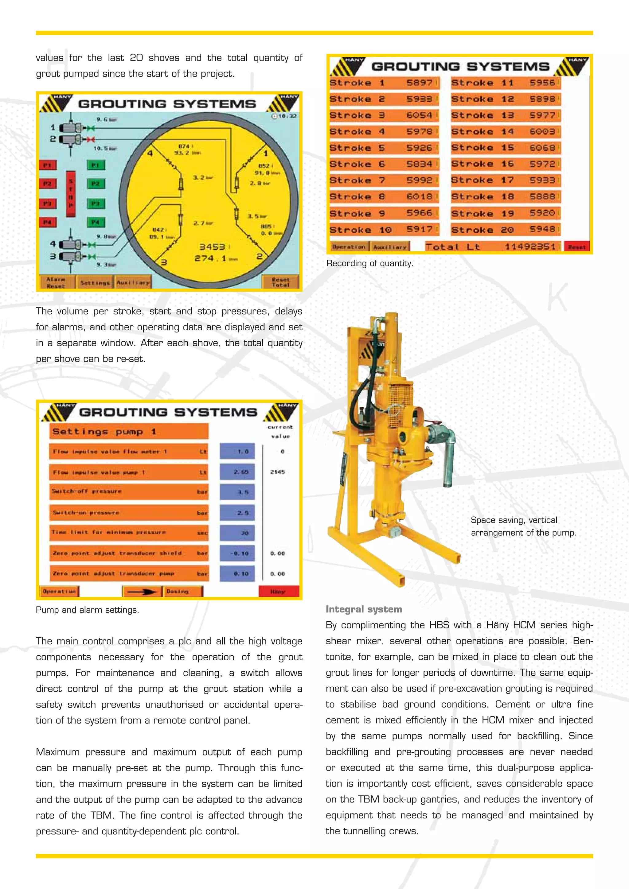 HBS Backfill Grouting system from Häny AG | PDF