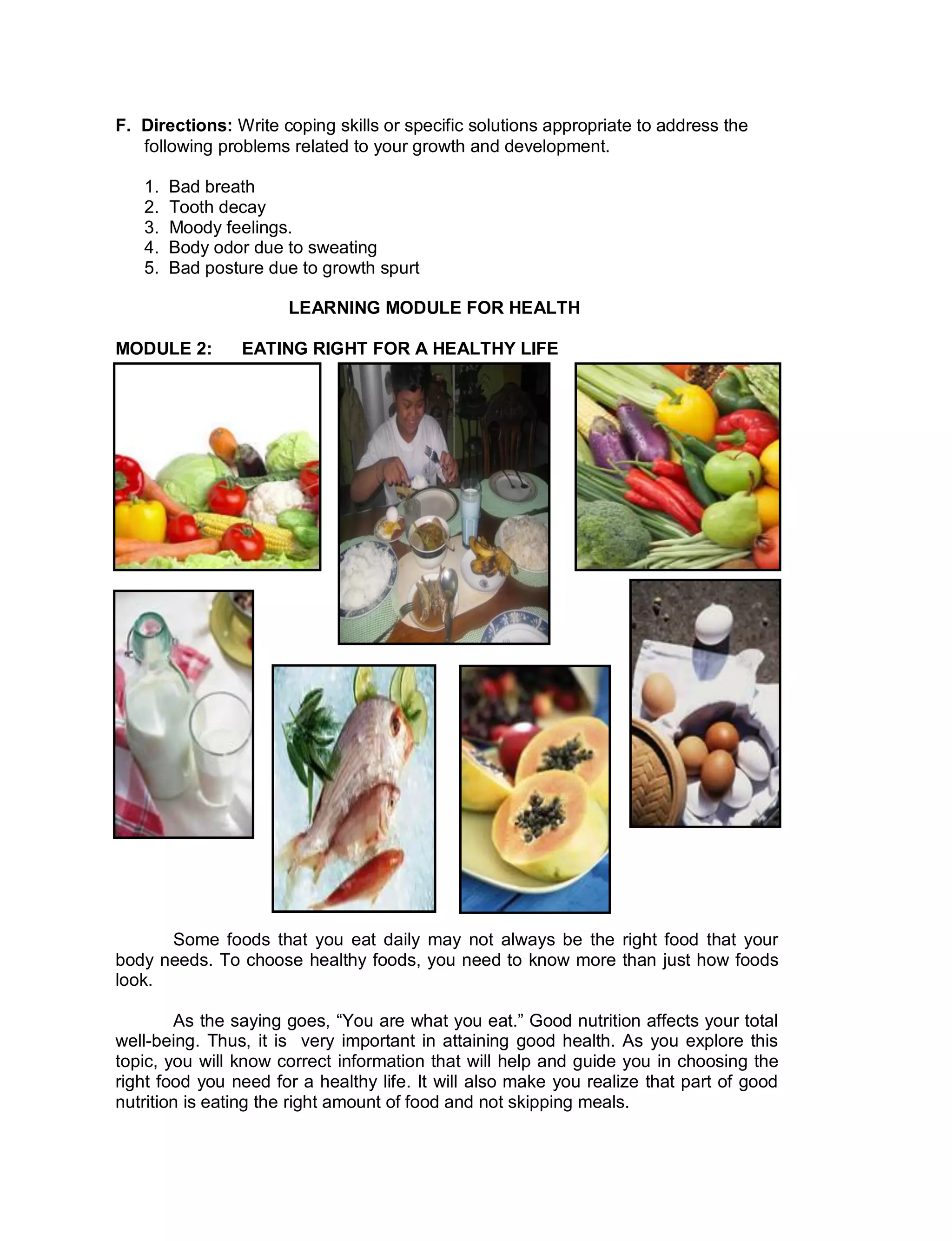 Grade 7 Learning Module in Health (Quarter 1 to 4) | PDF | Endocrine ...