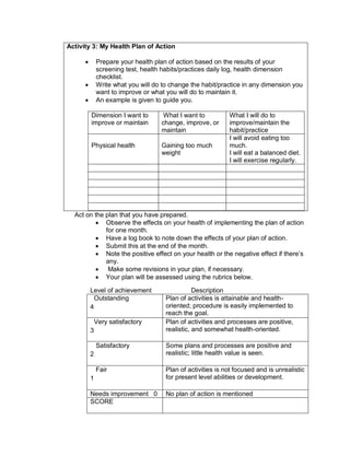 Grade 7 Learning Module in Health (Quarter 1 to 4) | PDF