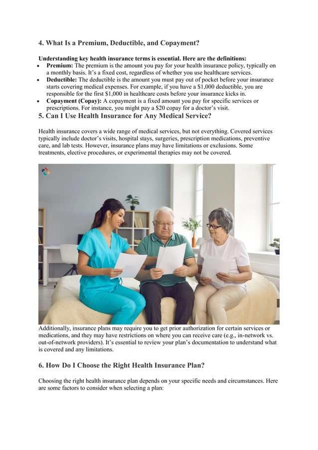 7 Health Insurance Questions, Answered | PDF