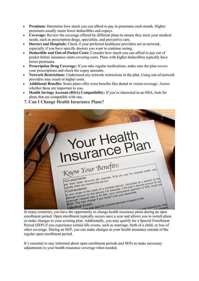 7 Health Insurance Questions, Answered | PDF