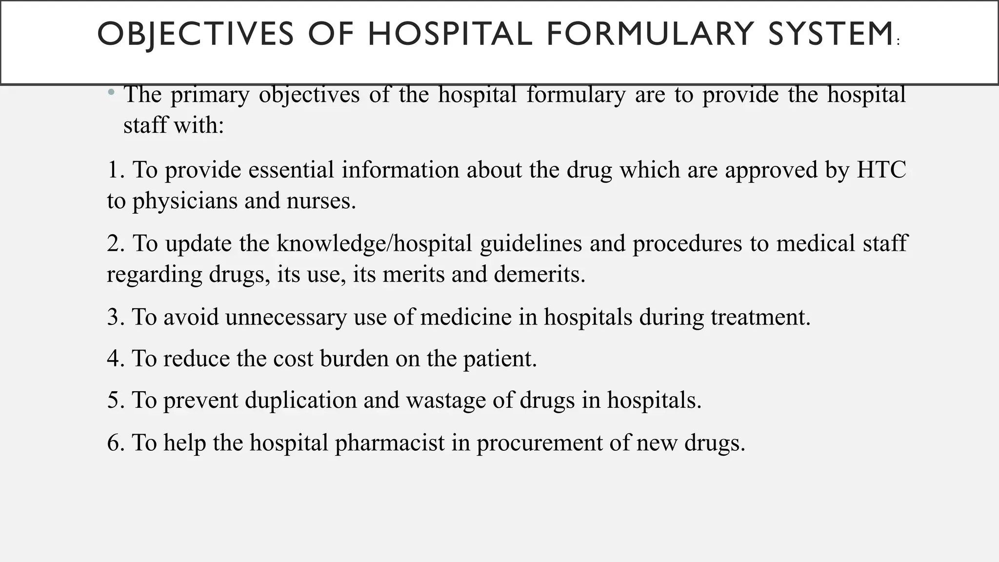HOSPITAL FORMULARY.pptx seventh semester | PPTX