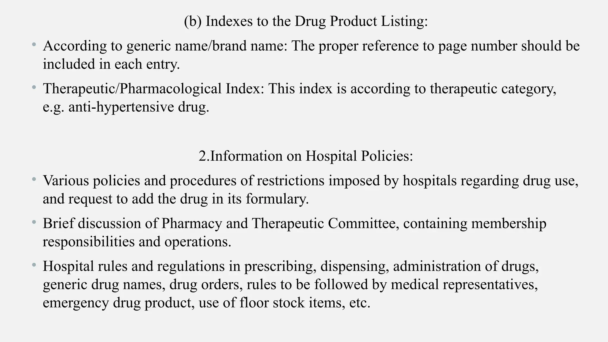 HOSPITAL FORMULARY.pptx seventh semester | PPTX