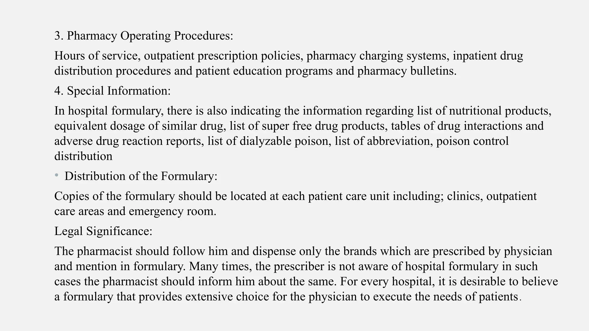 HOSPITAL FORMULARY.pptx seventh semester | PPTX