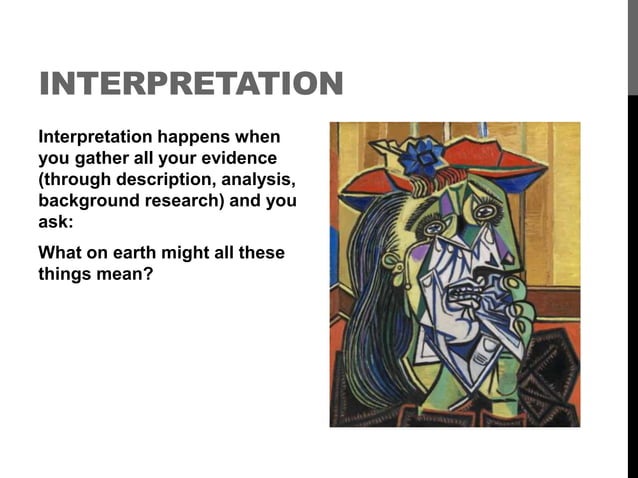 7 how do you interpret an artwork | PPTX | Design | Fine Art