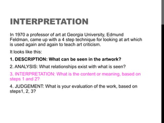 7 how do you interpret an artwork | PPTX