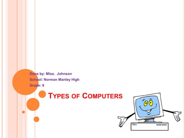 Types of Computers PPT | PPT