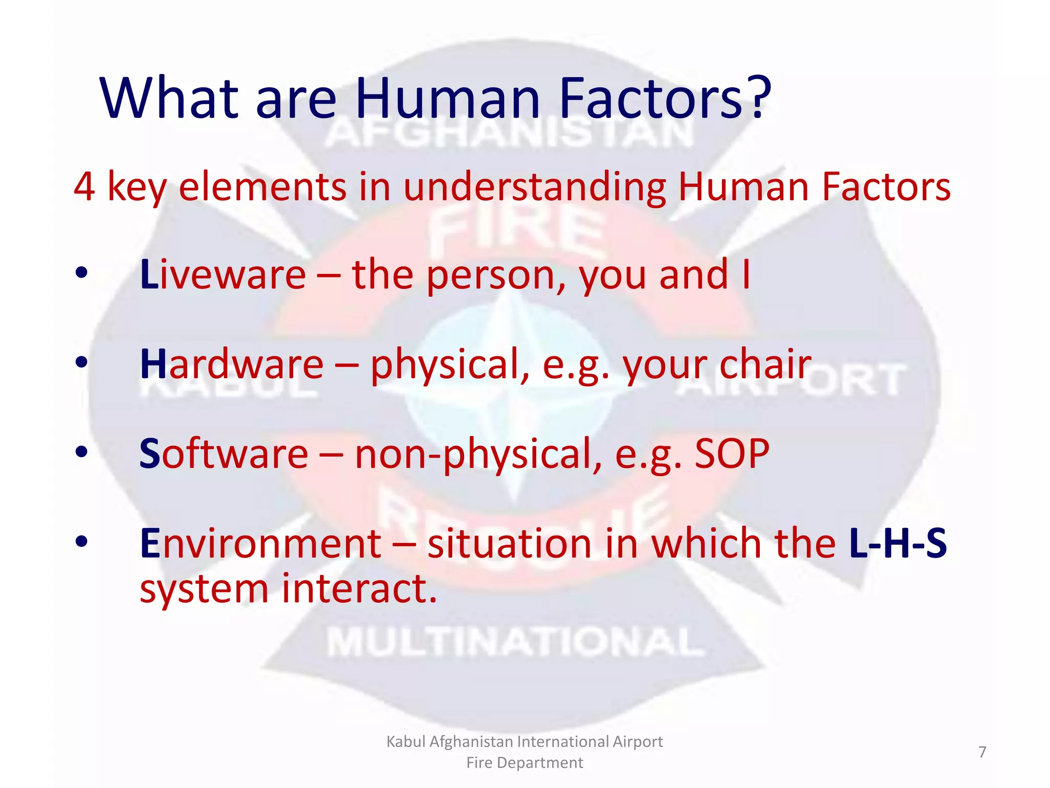Human Factors | PPTX