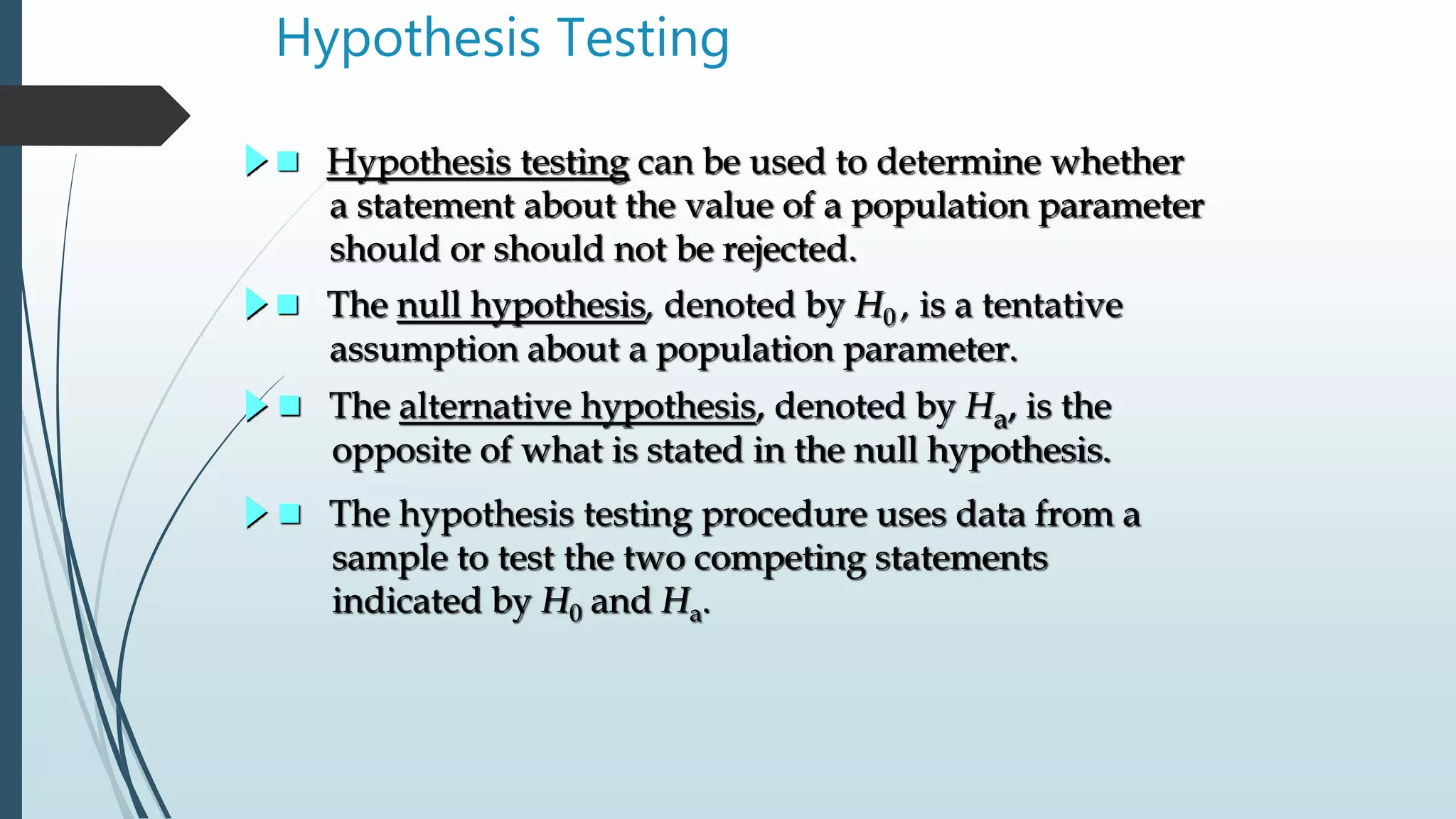 7 hypothesis testing | PPTX