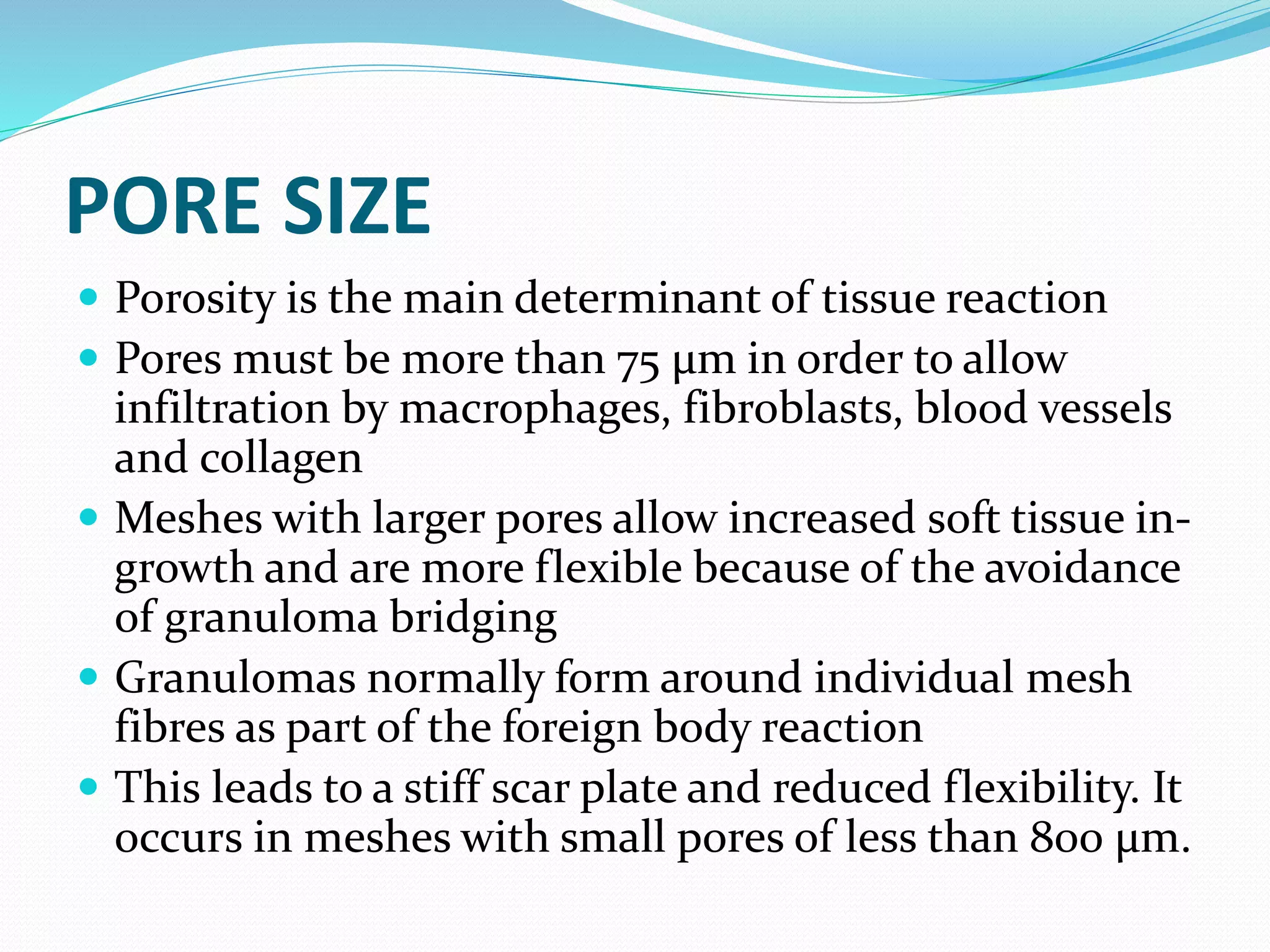 Types of mesh & complications | PPTX