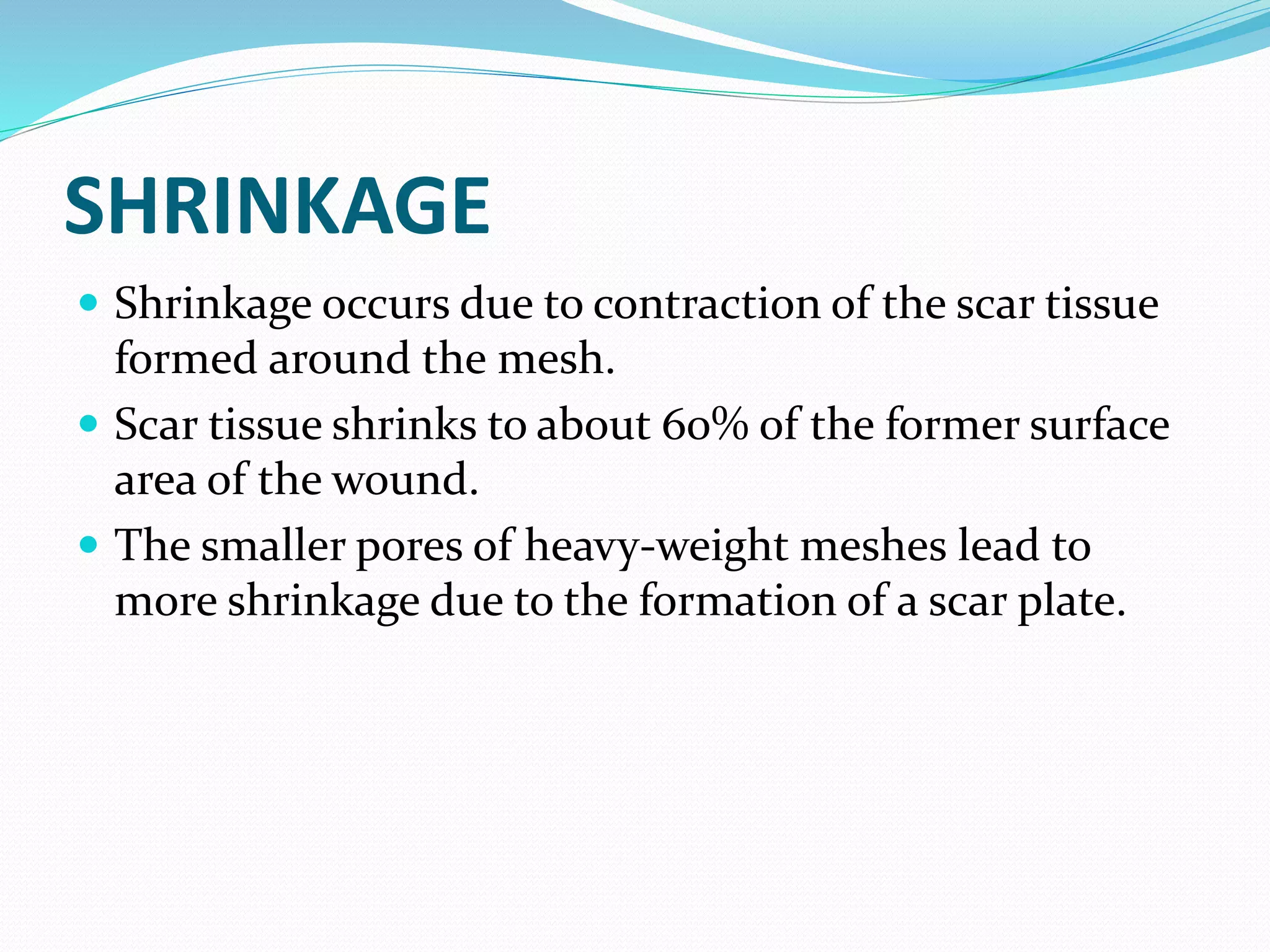 Types of mesh & complications | PPTX