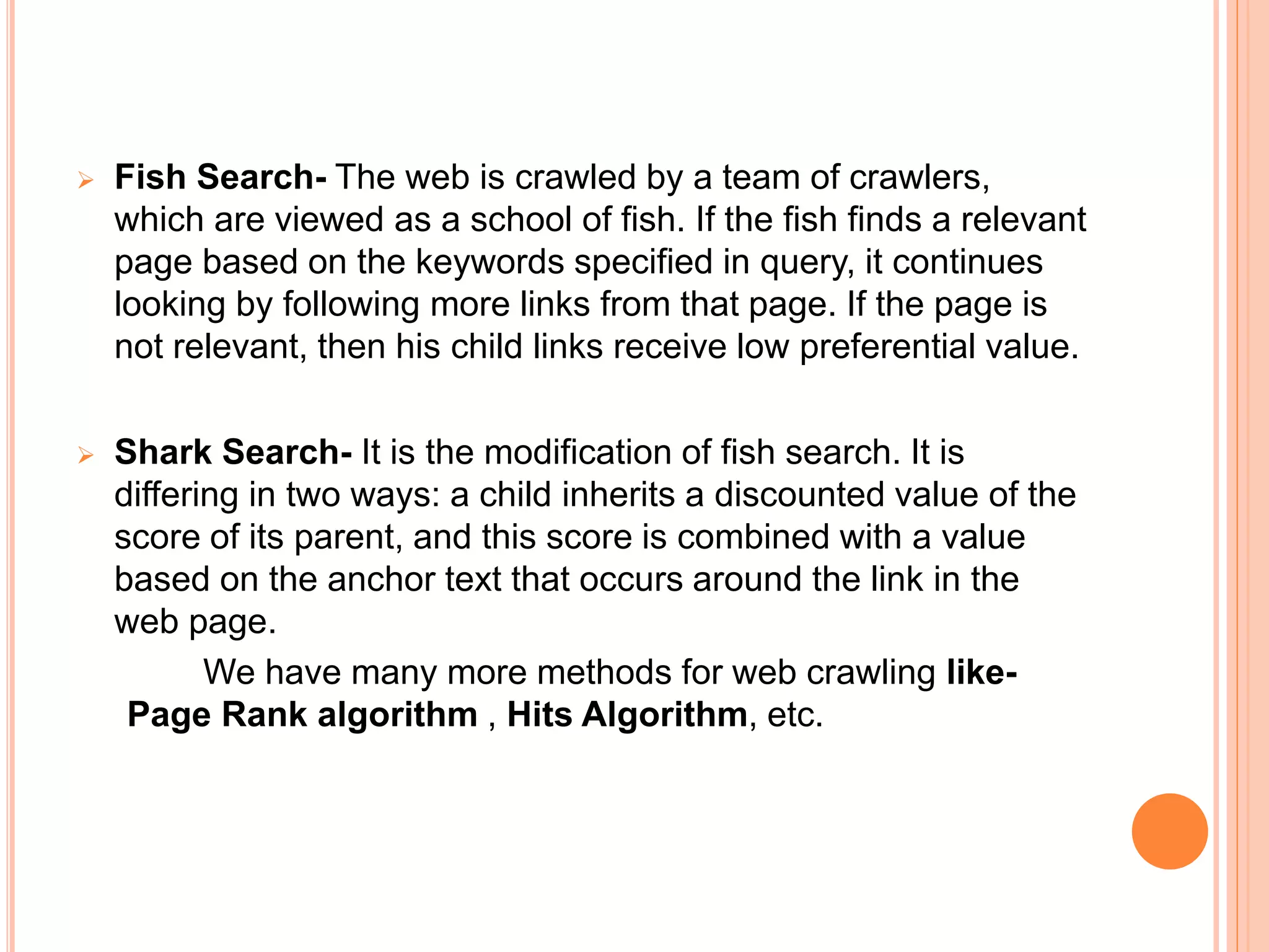 Efficient focused web crawling approach | PPT