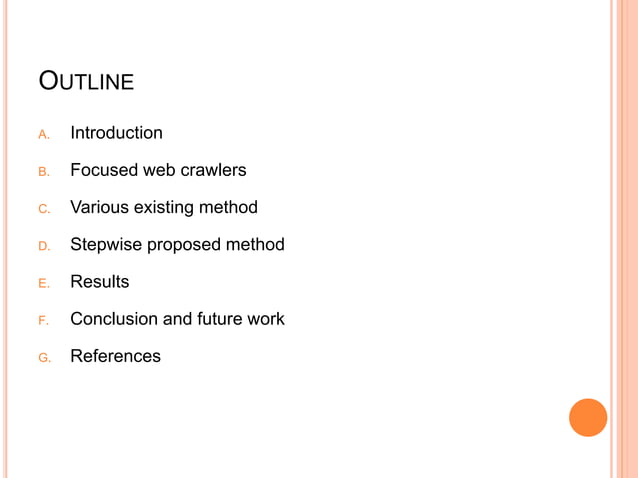 Efficient focused web crawling approach | PPT