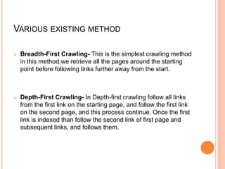 Efficient focused web crawling approach | PPT