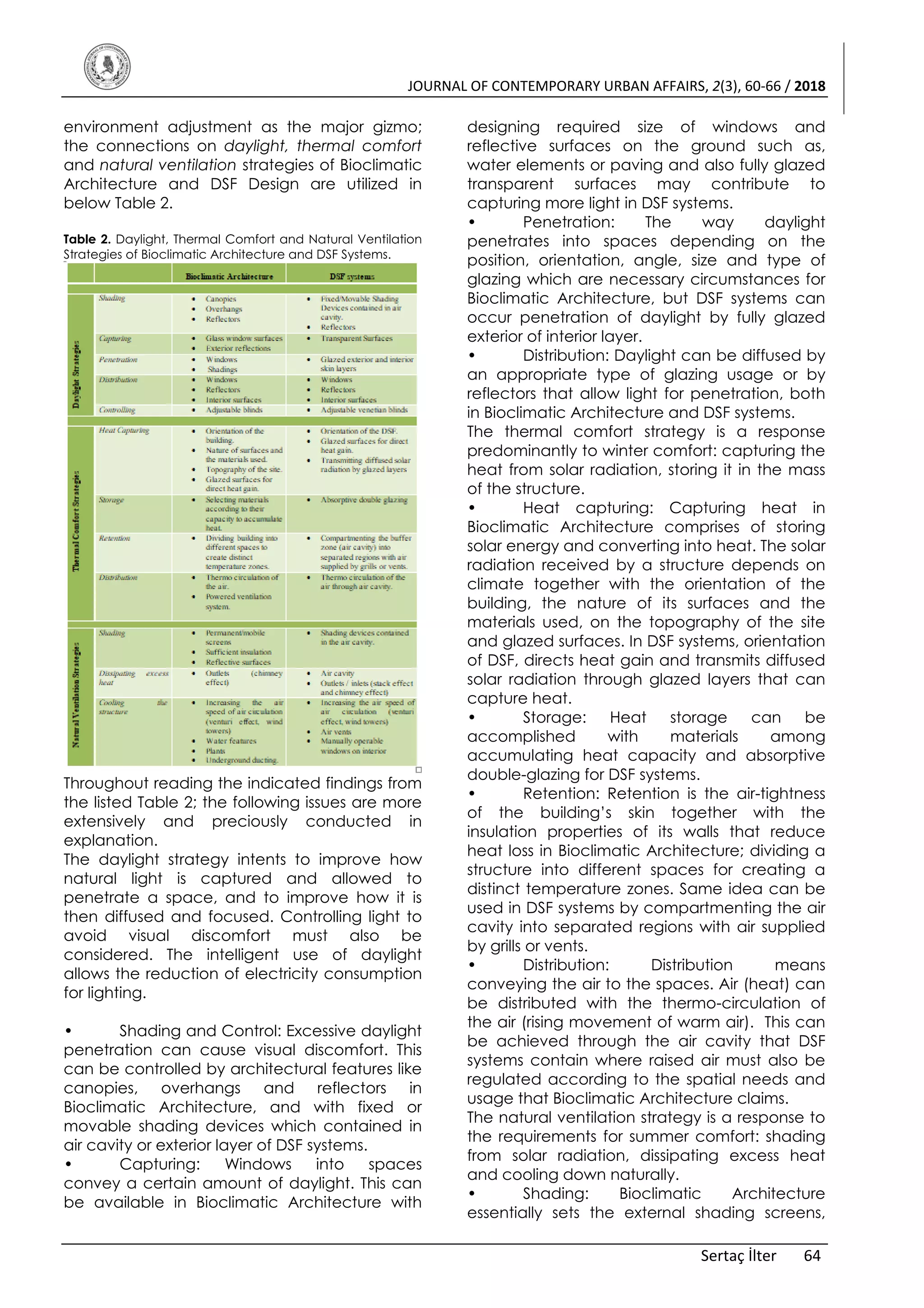 Exploring Design Principles of Bioclimatic Architecture and Double Skin ...