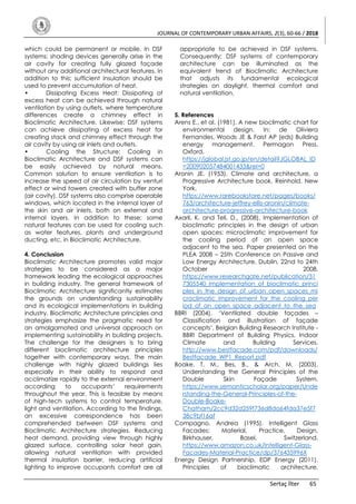 Exploring Design Principles of Bioclimatic Architecture and Double Skin ...