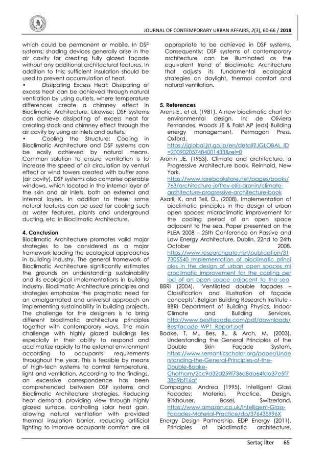 Exploring Design Principles of Bioclimatic Architecture and Double Skin ...