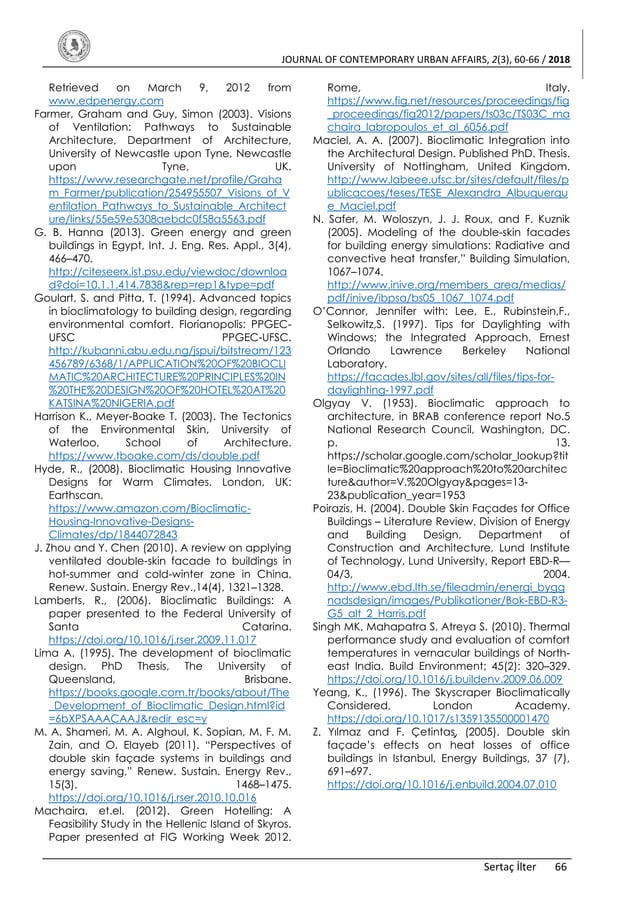 Exploring Design Principles of Bioclimatic Architecture and Double Skin ...