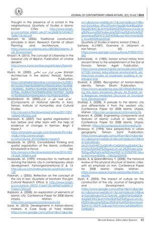 Representing Iranian-Islamic Identity in Iranian Contemporary Cities ...