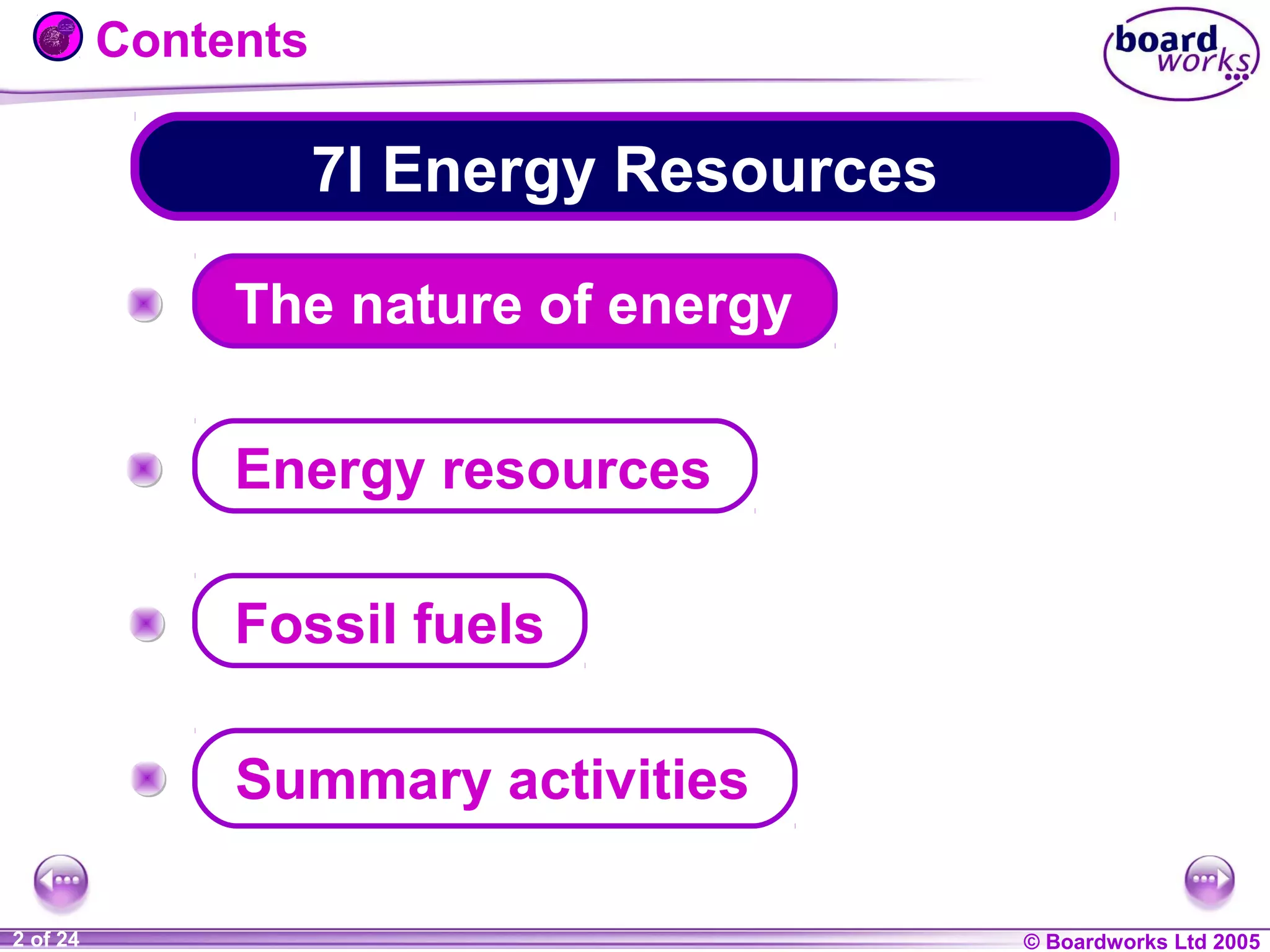7 i energy resources (boardworks) | PPT