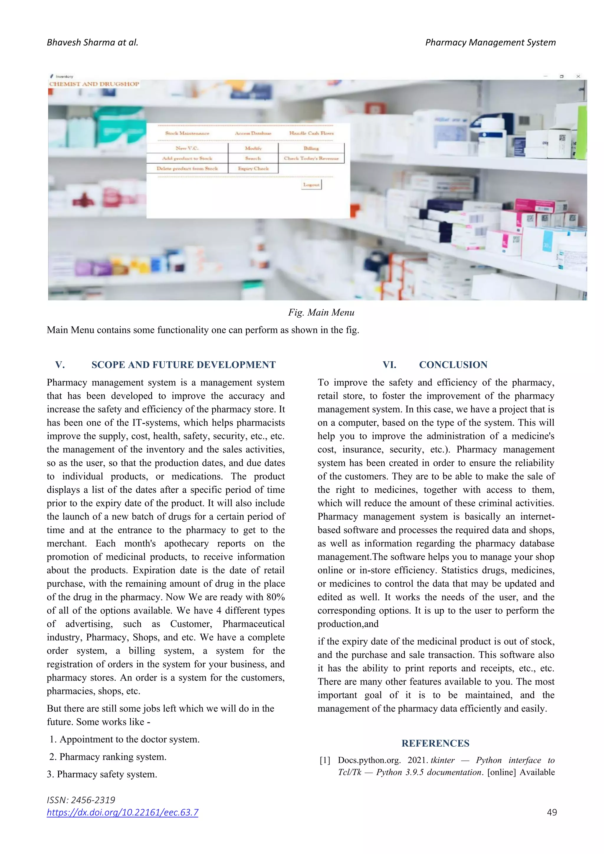 Pharmacy Management System | PDF