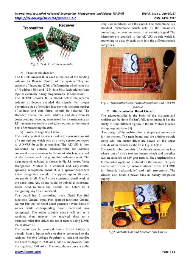 Implementation Of Robotic System Using Speech Recognition Technique
