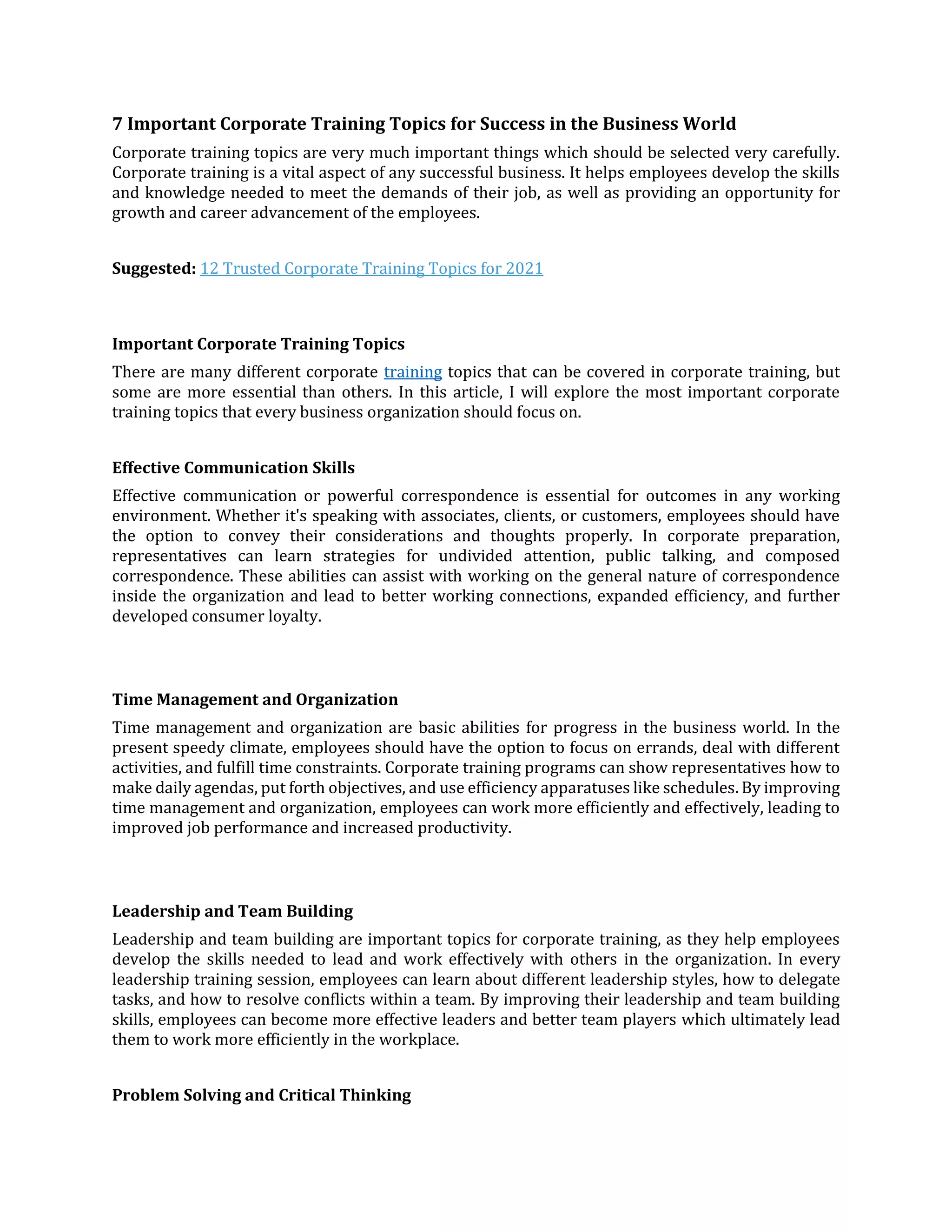 7 Important Corporate Training Topics for Success in the Business World.pdf