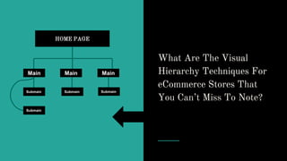 7 Important Factors Of Visual Hierarchy For eCommerce Stores | PPT