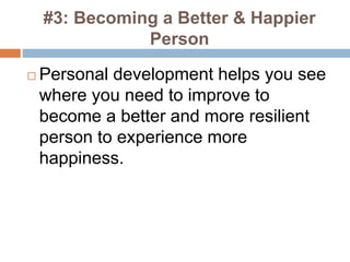 7 important reasons to personal development | PPTX