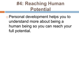 7 important reasons to personal development | PPTX