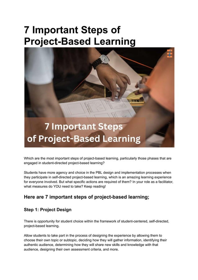 7 Important Steps of Project-Based Learning.pdf